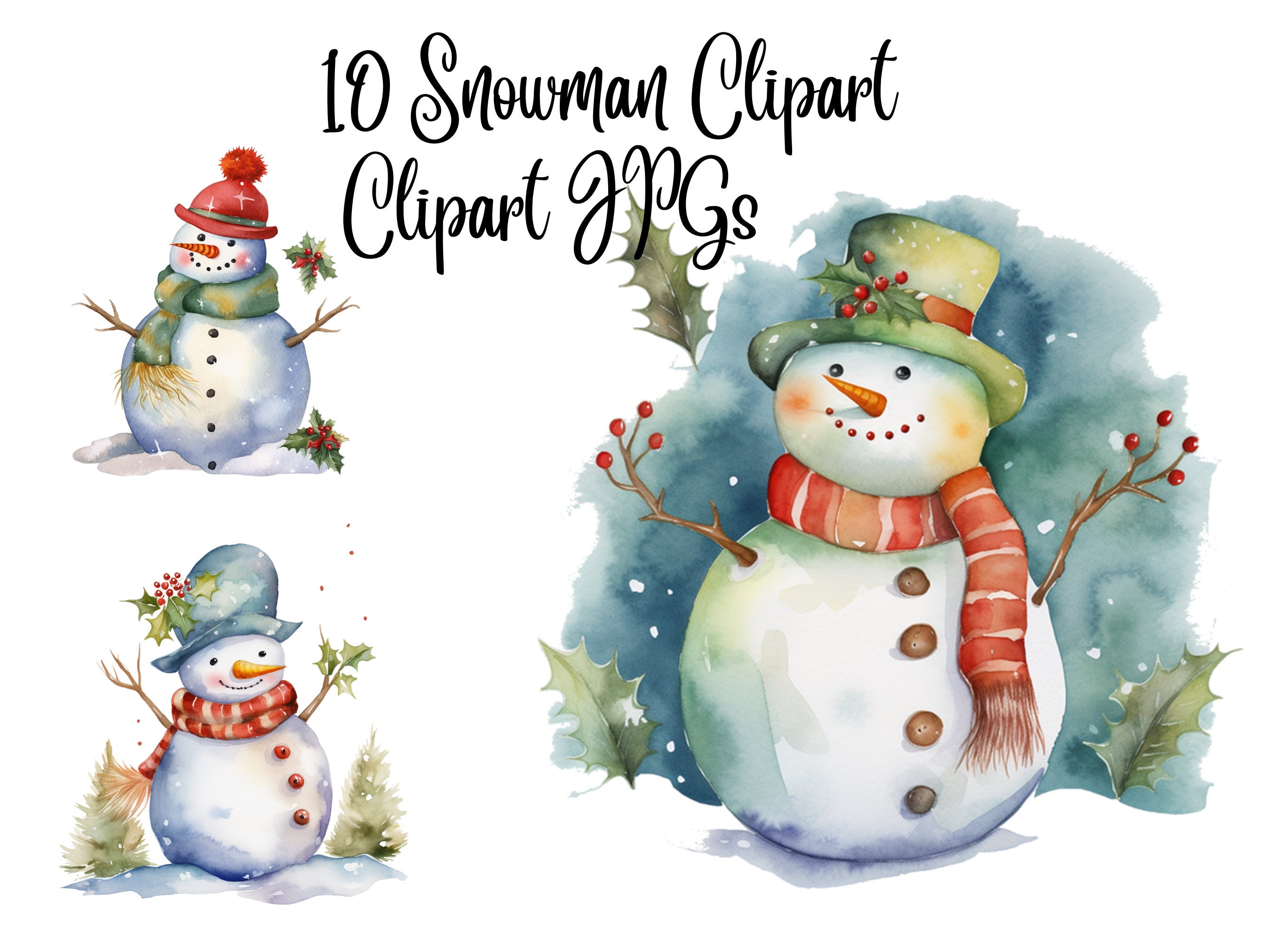 Snowman Clipart Christmas