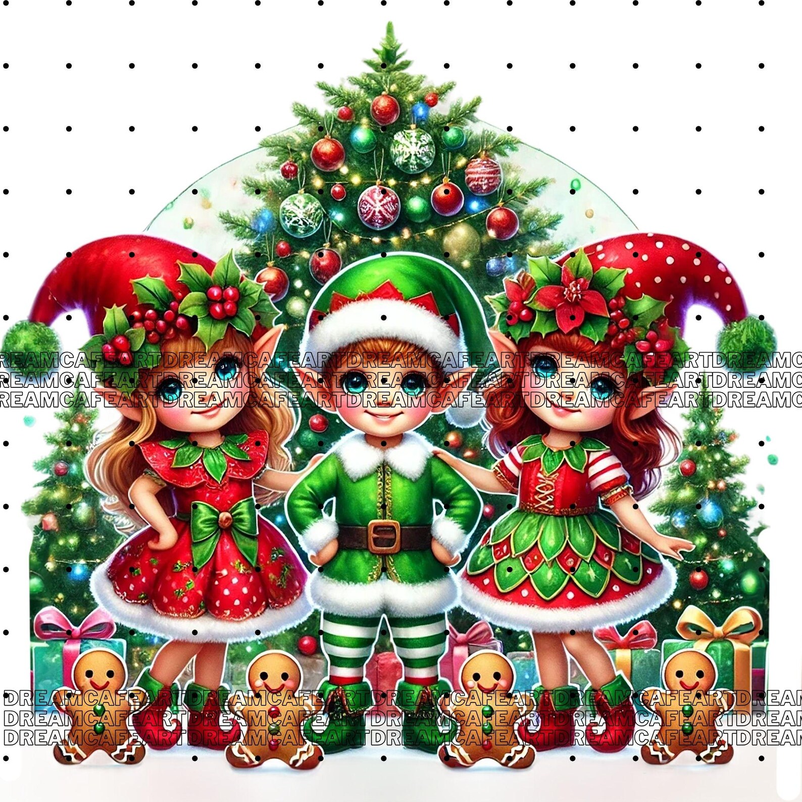 50 PNG, Christmas Elves Clipart Bundle, Cute Christmas Elves, Festive ...