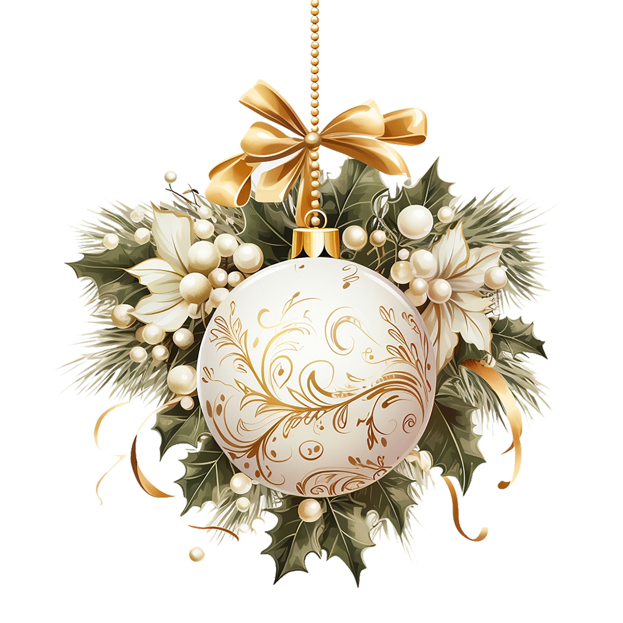 Christmas ornaments transparent store