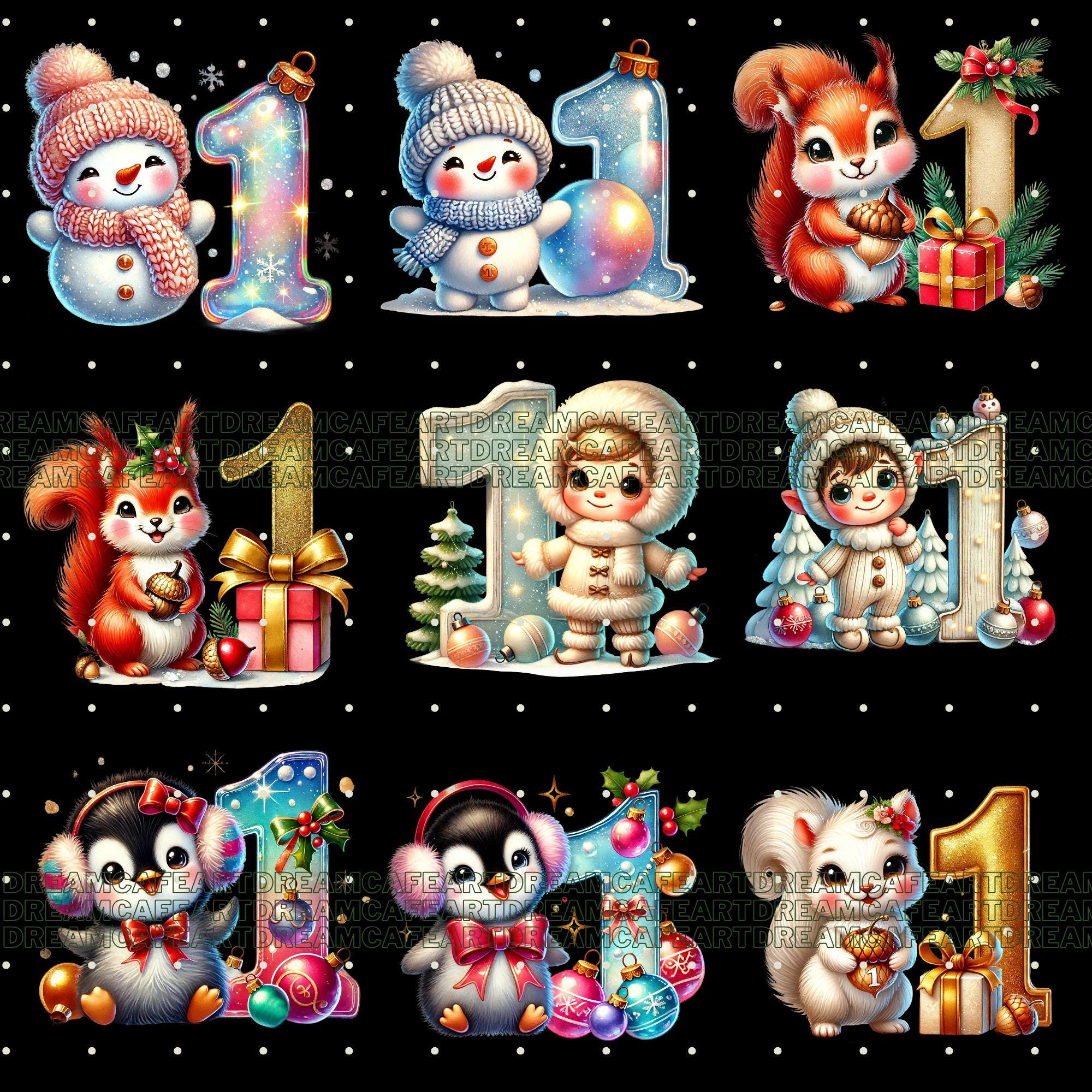 My First Christmas Baby Clipart Set – 45 Pngs Christmas Babys 1st ...