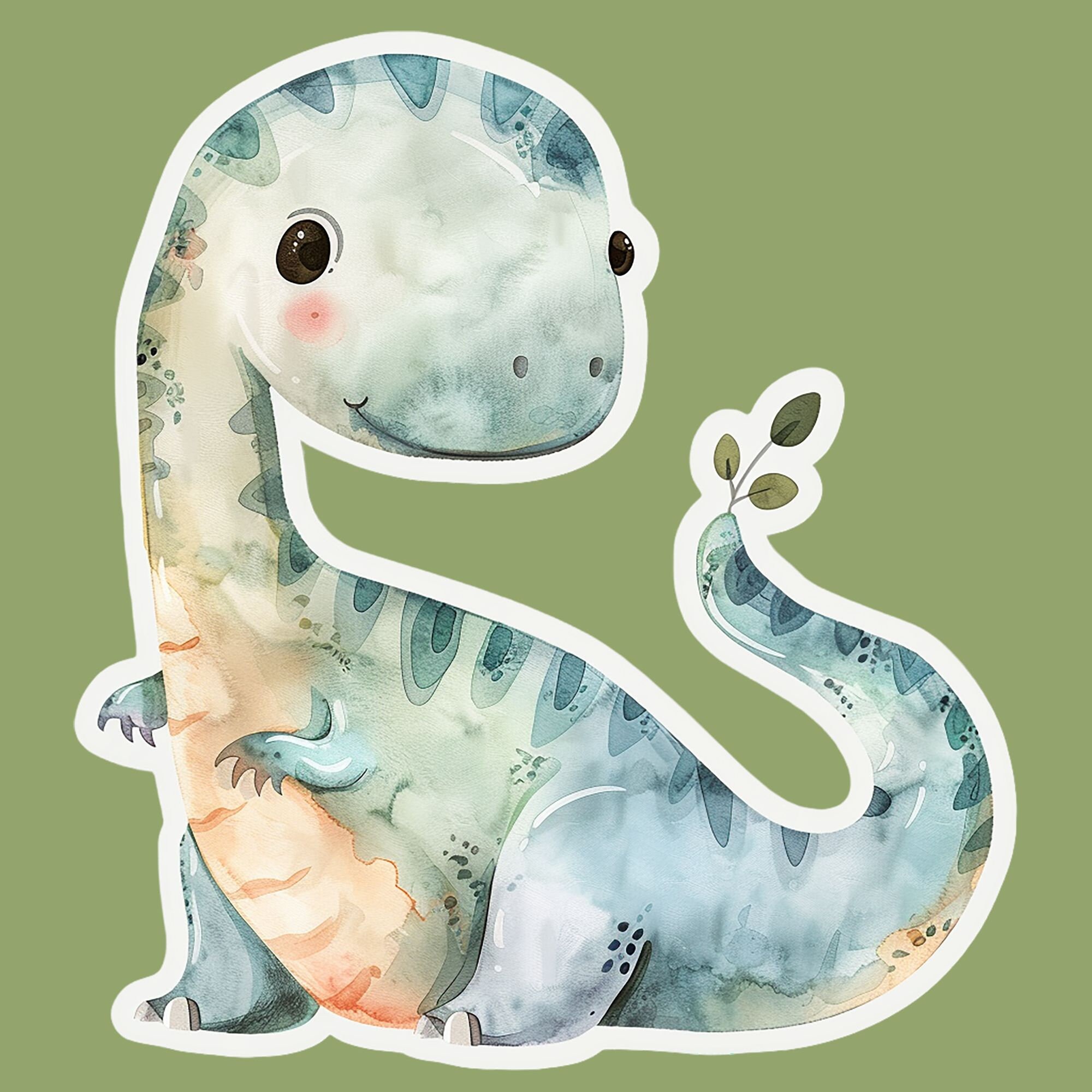 120 PNG, Cute Dinosaurs Sticker Bundle, Cute Dinosaurs Clipart, Digital ...