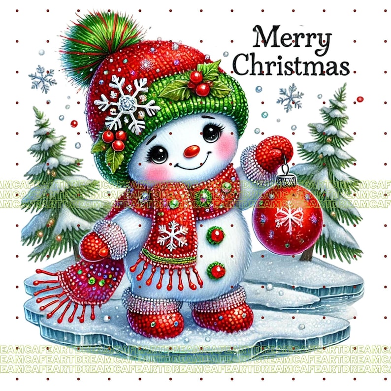 Christmas Snowman bundle Clipart, 110 PNG Festive Snowmen Graphics ...