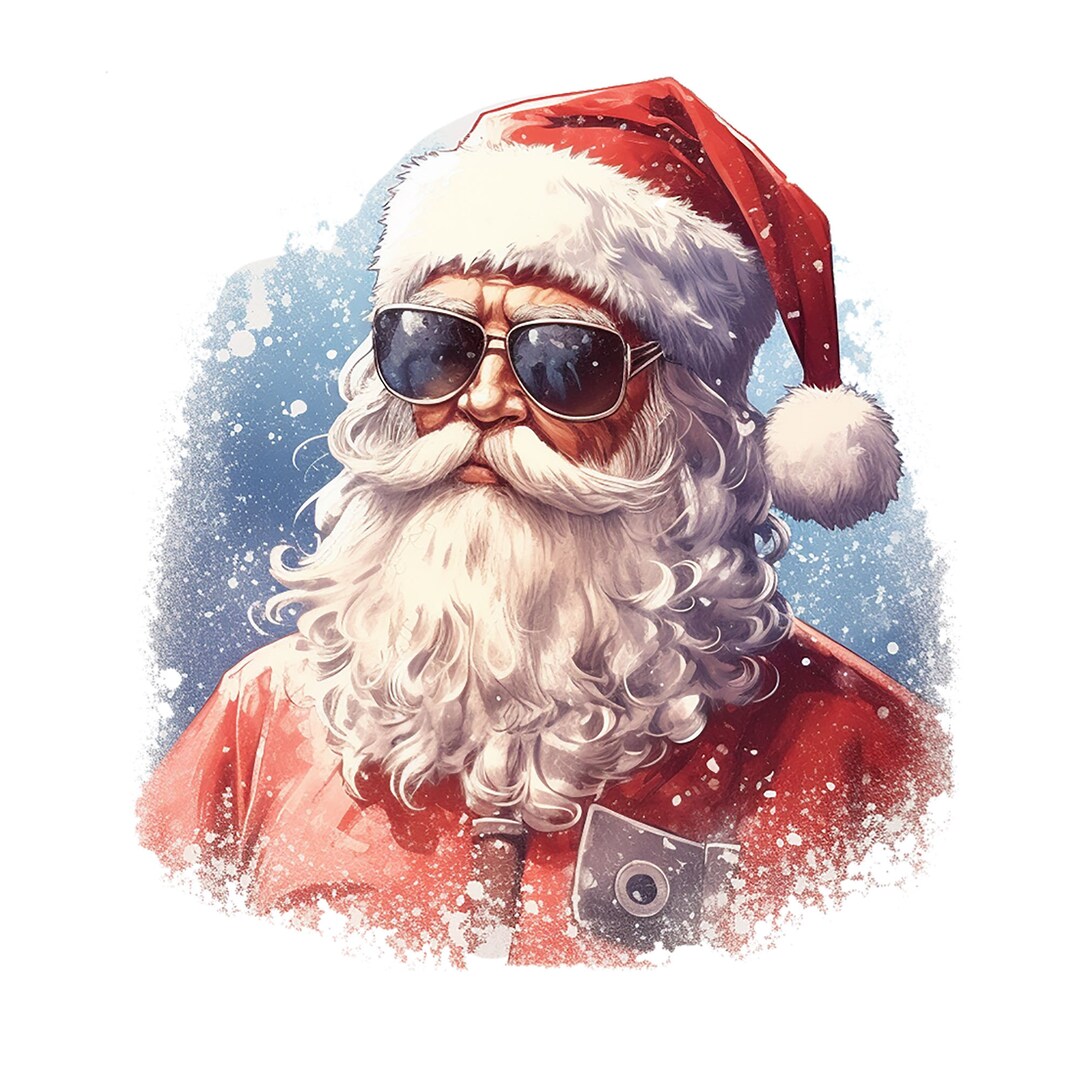 11 Jpgs, Santa Claus Clipart, High Quality, Digital Download - Card ...