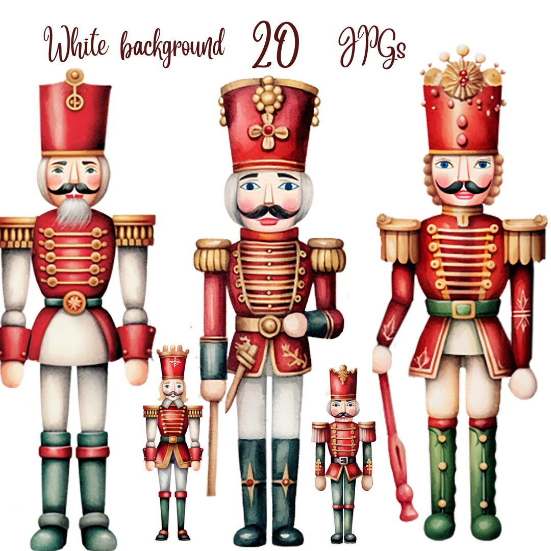 20 Christmas Nutcracker, High Quality Jpgs, Digital Download - Card ...