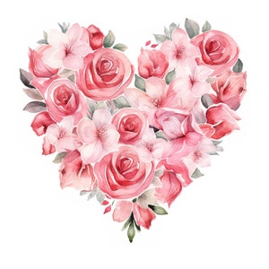 20 Heart Jpgs, Heart Valentines Day Clip Art,digital Download,card ...