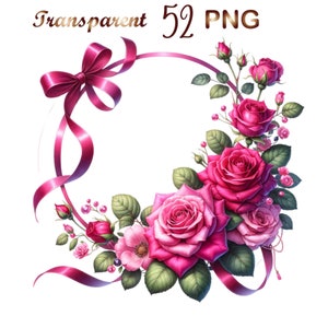 52 Fuchsia Flowers Clipart, Fuchsia Pink Roses, Roses Clipart, Pink ...