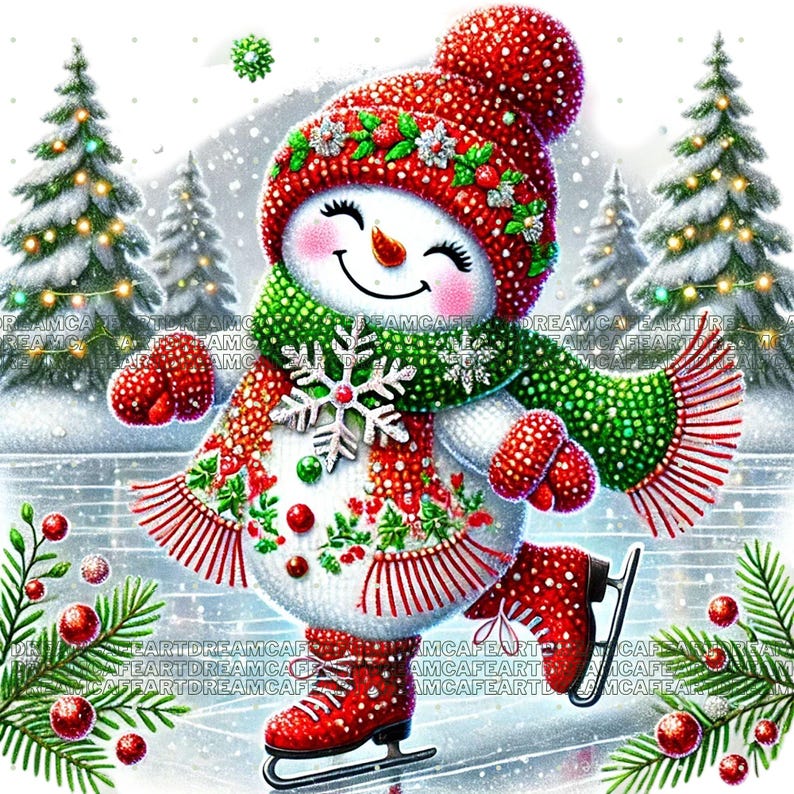 Christmas Snowman bundle Clipart, 110 PNG Festive Snowmen Graphics ...