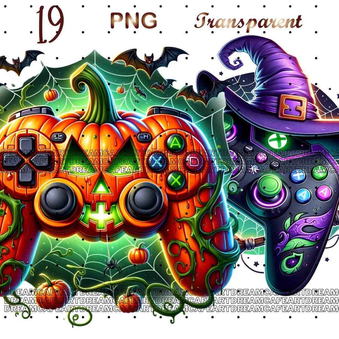 19 PNG Game Controller Clipart, Halloween Gaming Controller Png ...