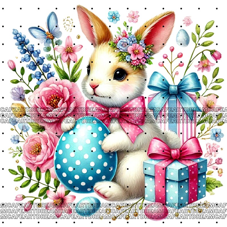 Easter Clipart Bundle, Spring Holiday Llustrations Designs, Digital ...