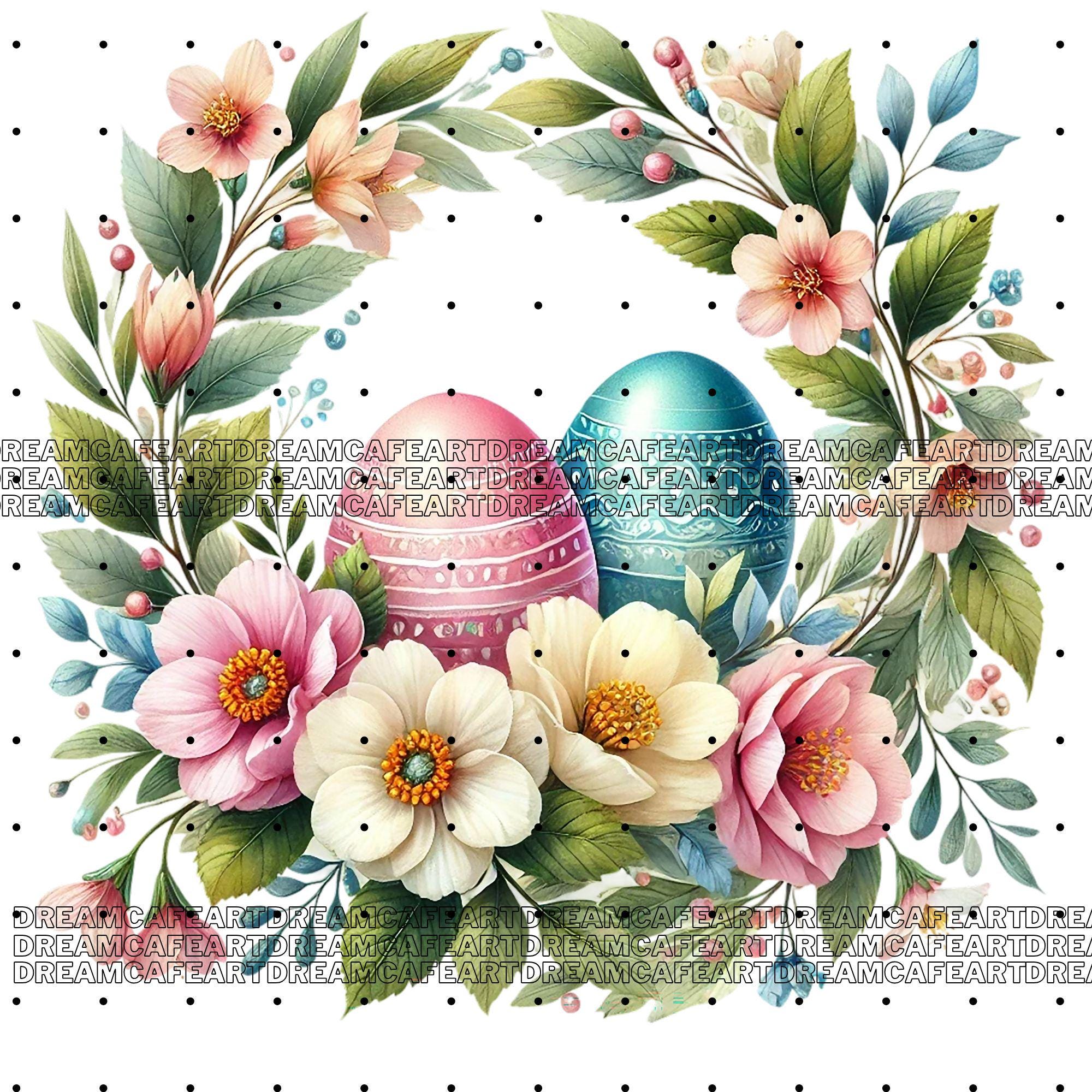 35 PNG Set 1 Easter Clipart Bundle, Spring Holiday Llustrations Designs ...