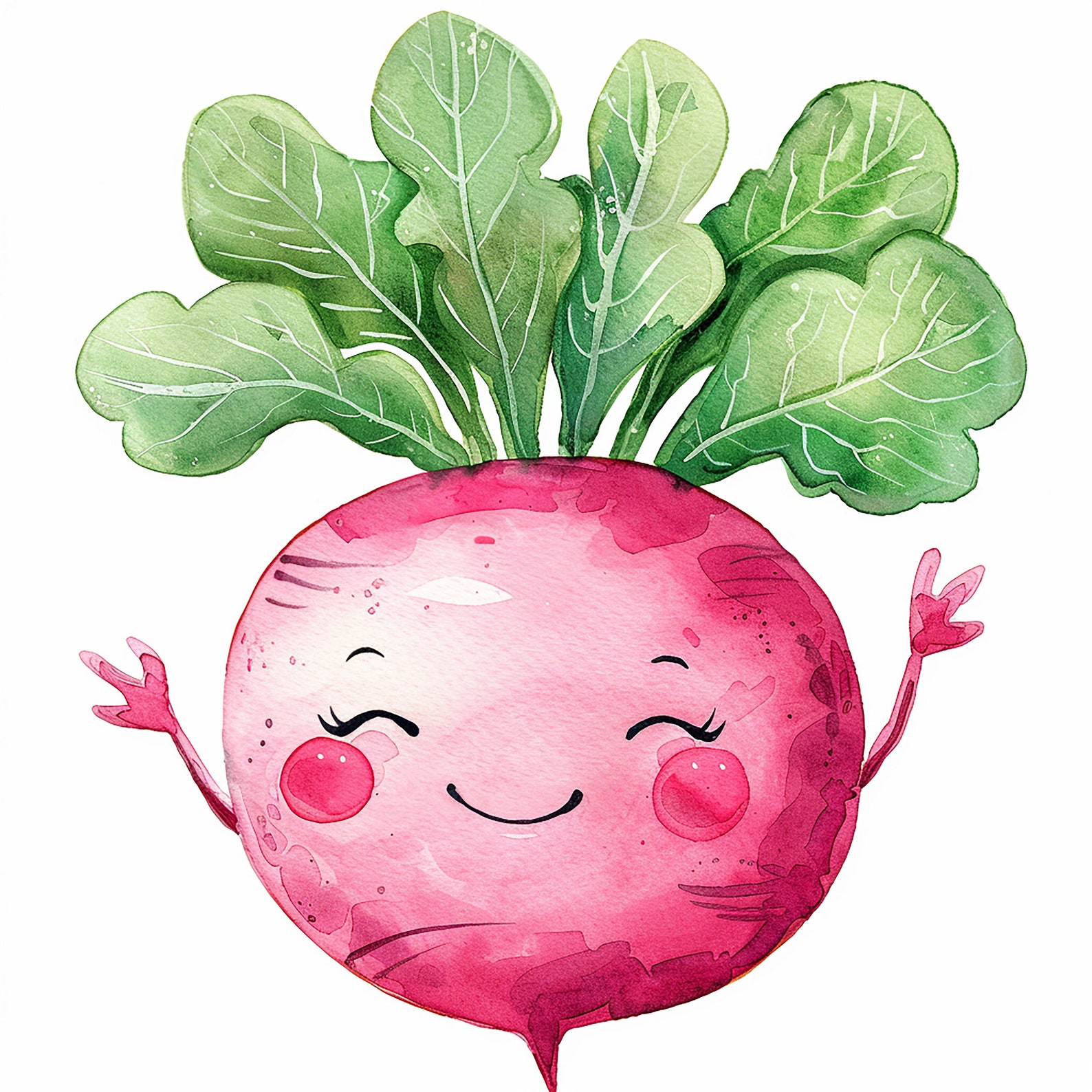 60+PNG, Vegetable Clipart Bundle, Watercolor Cute Vegetable Clipart ...