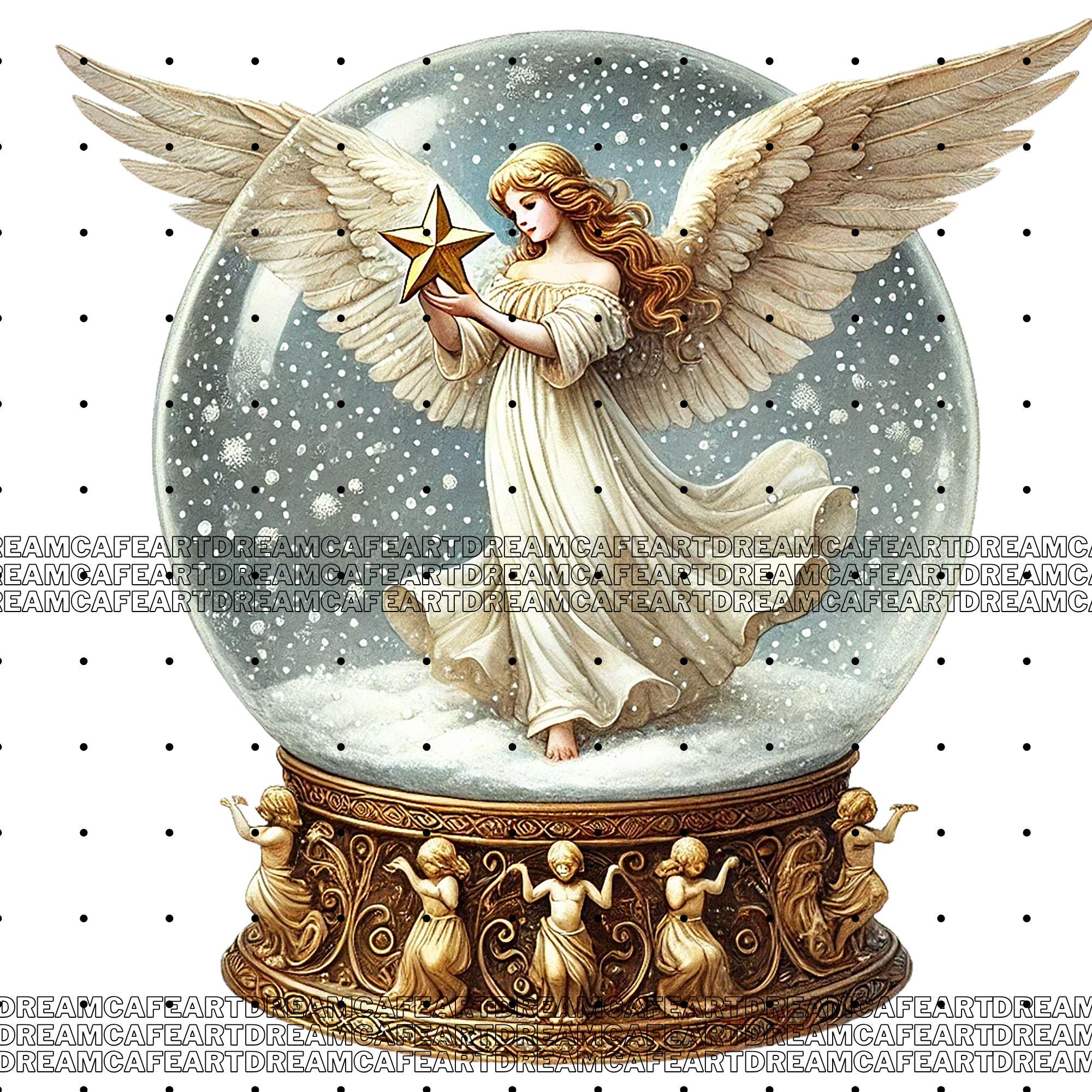 25 PNG, Christmas Snow Globes Clipart Bundle, Set 2, Festive Globe ...