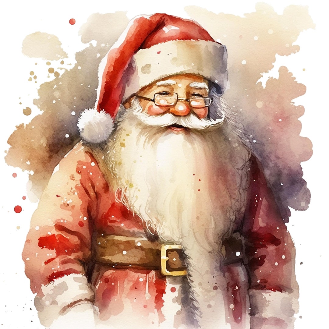 11 Santa Claus Clipart, Christmas Clipart, Winter Clipart, Holiday ...