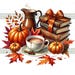 36 PNG Cozy Autumn Coffee, Fall Clipart for Crafts Prints, Pumpkin ...