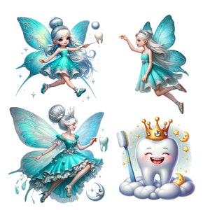 25 PNG Tooth Fairy Clipart, Dentist Fairy Graphics, Characters Clipart ...