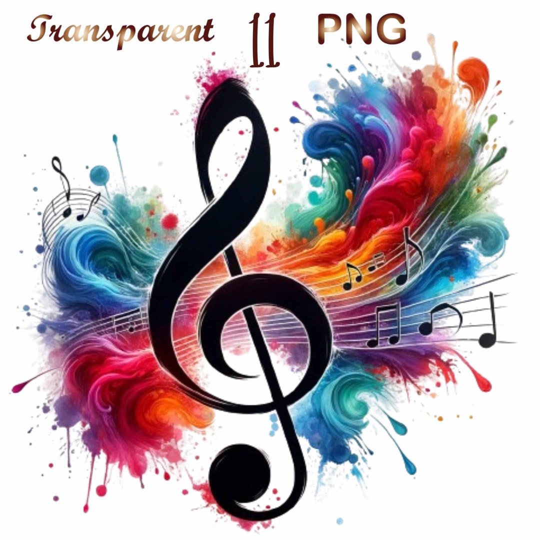 11 Music Clef Clipart, Music Note Clipart, Clef Png,wall Art, Paper ...