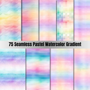 75 Seamless Printable Gradient Digital Paper, Gradient Digital Papers ...