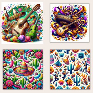 27 Cinco De Mayo Digital Paper,jpgs, Cinco De Mayo Digital Papers ...