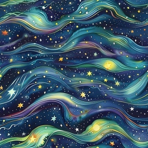70 Seamless Northern Lights Print,seamless Northern Lights Design ...