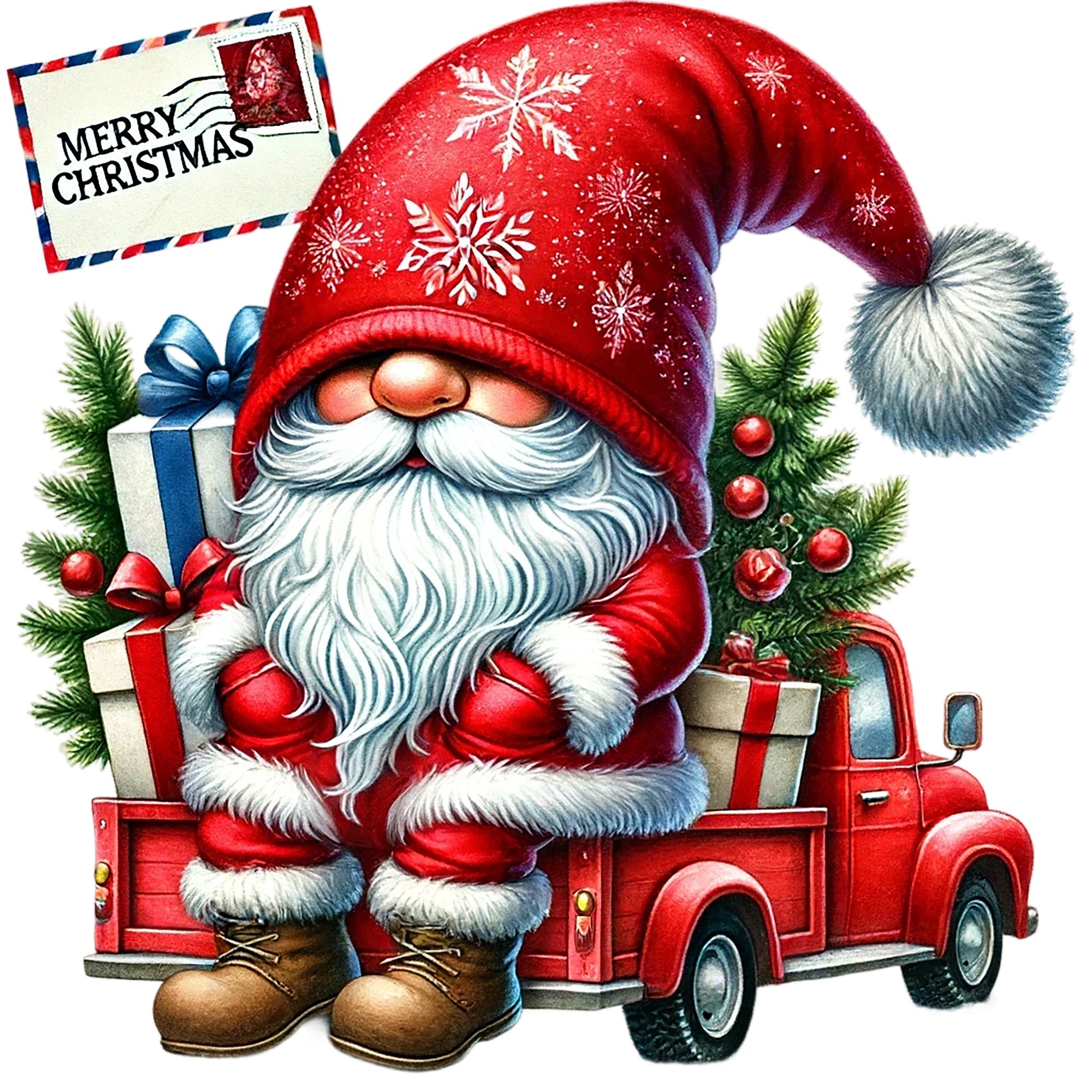 30 Png, Christmas Gnome Clipart Bundle, Christmas Clipart, Winter Gnome ...