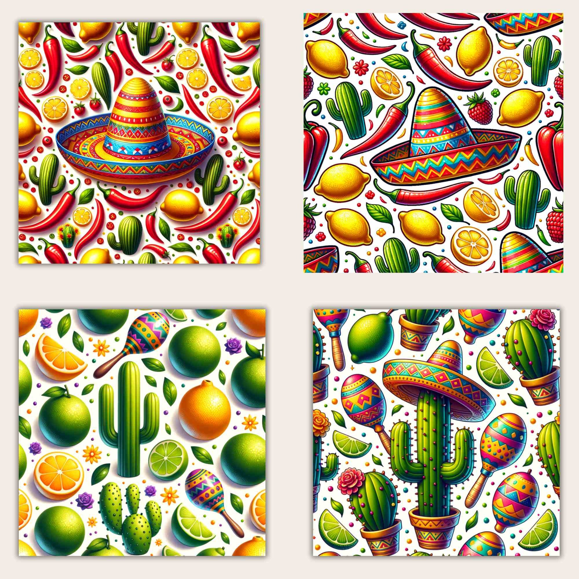 27 Cinco De Mayo Digital Paper,jpgs, Cinco De Mayo Digital Papers ...