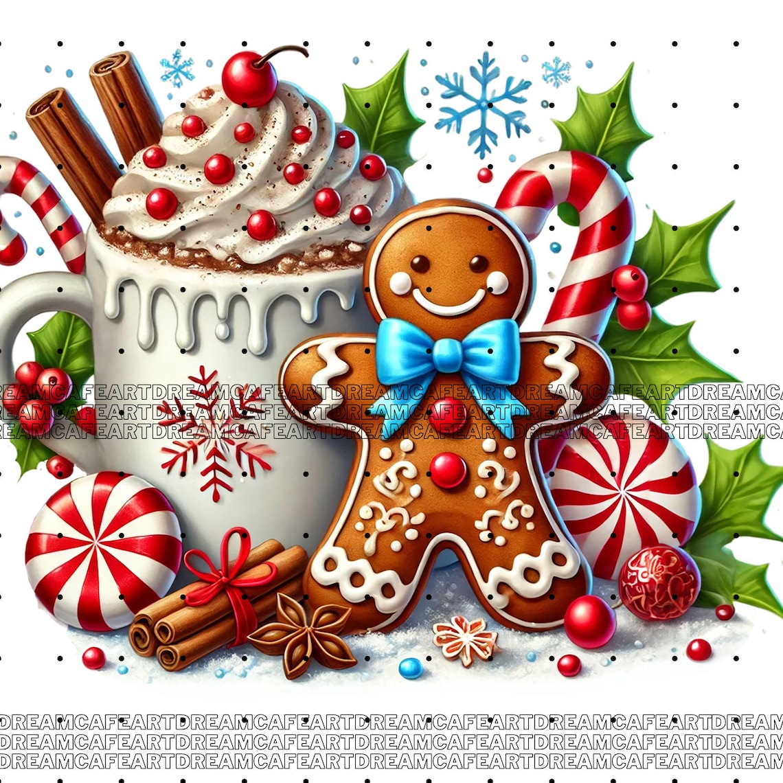 38 PNG, Gingerbread Man Clipart Bundle, Christmas Clipart, Festive ...