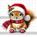 31 PNG, Winter Animals Clipart Bundle, Christmas Animal Graphics, Cute ...