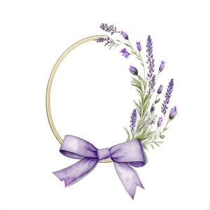 10 Lavender Frames Png, Lavender Clipart, Watercolor Lavender, Lavender ...