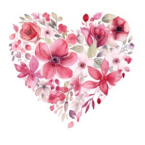 20 Heart Jpgs, Heart Valentines Day Clip Art,digital Download,card ...