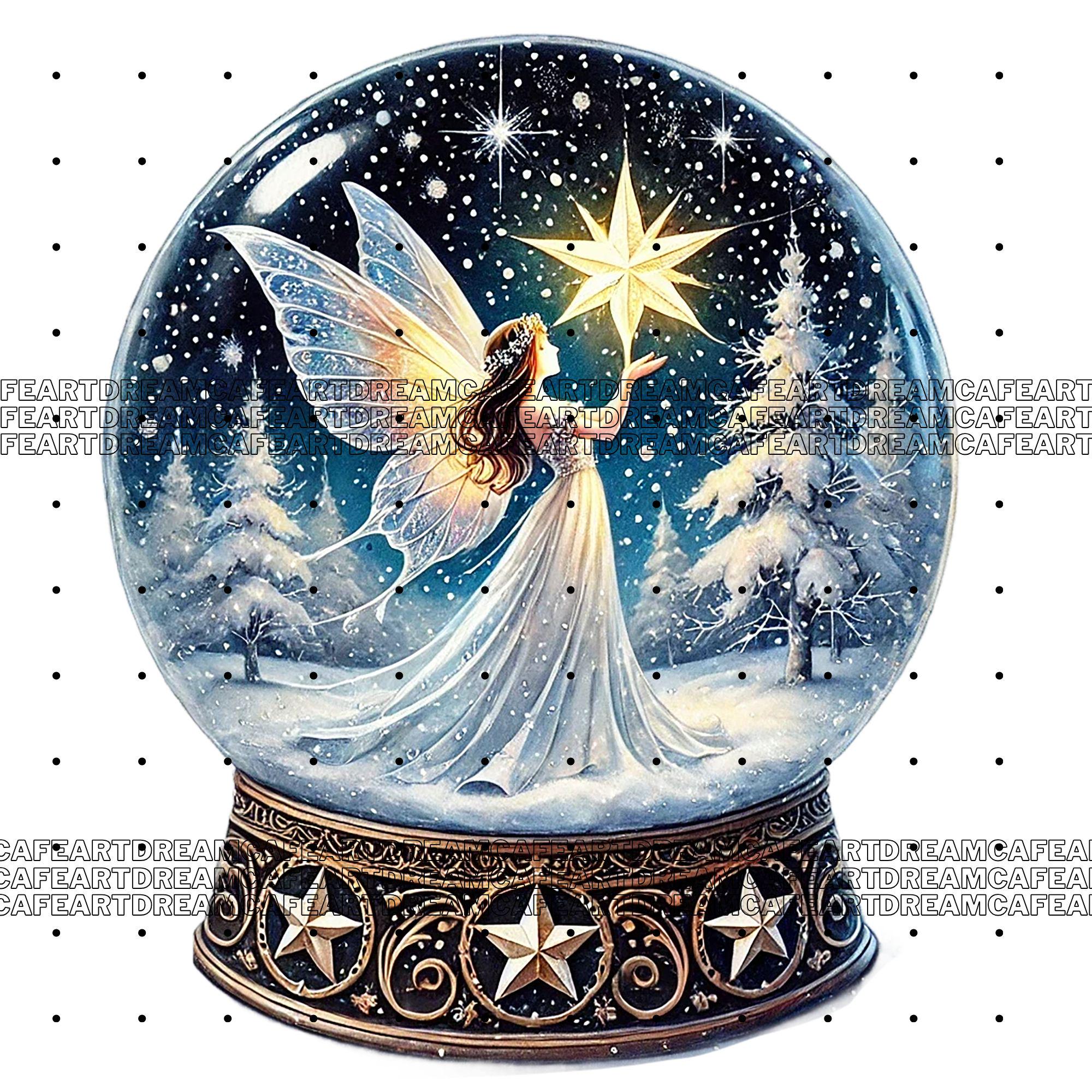 25 PNG, Christmas Snow Globes Clipart Bundle, Set 2, Festive Globe ...