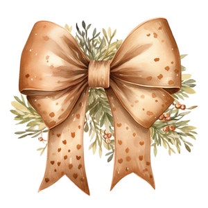 40 PNG, Watercolor Bow Clipart Bundle, Clipart Bundle, Watercolor Cute ...