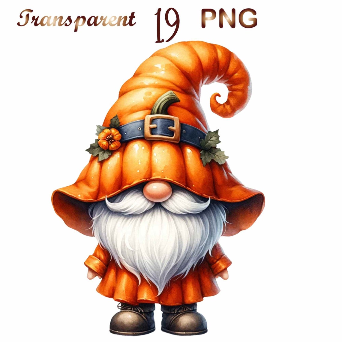 19 Gnome Halloween Clipart,gnome Clipart Bundle, Autumn Gnome Png ...