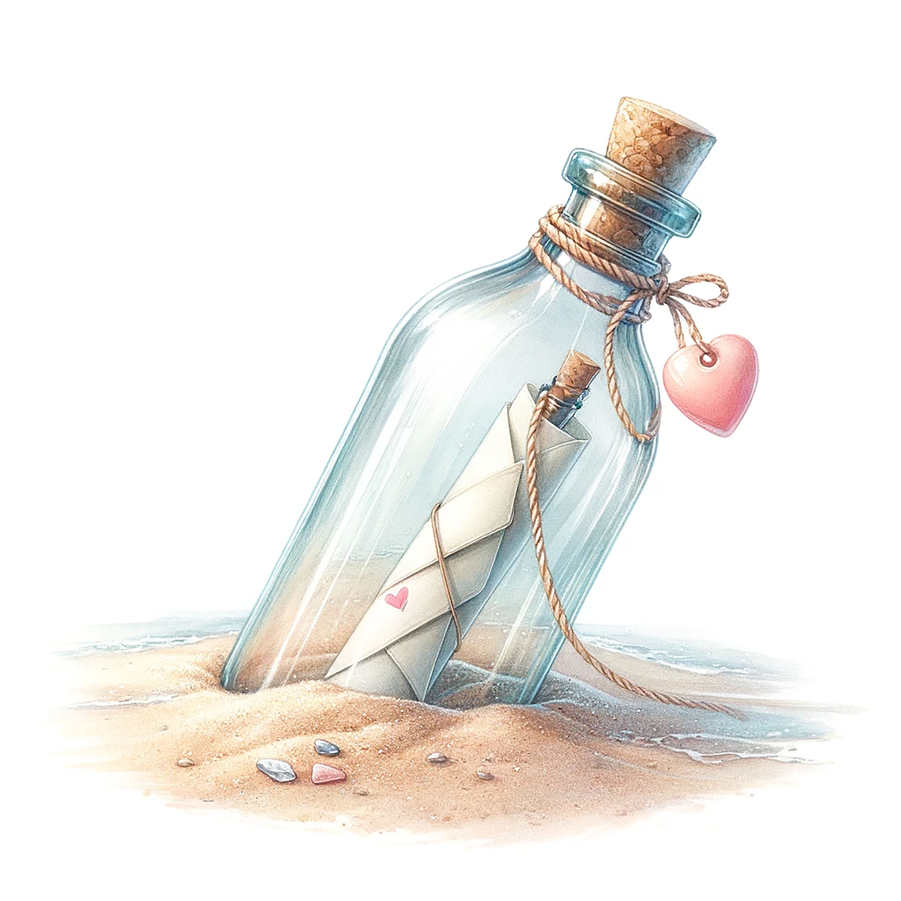 44 PNG Watercolor Nautical Collection Clipart, Beach Clipart Bundle ...