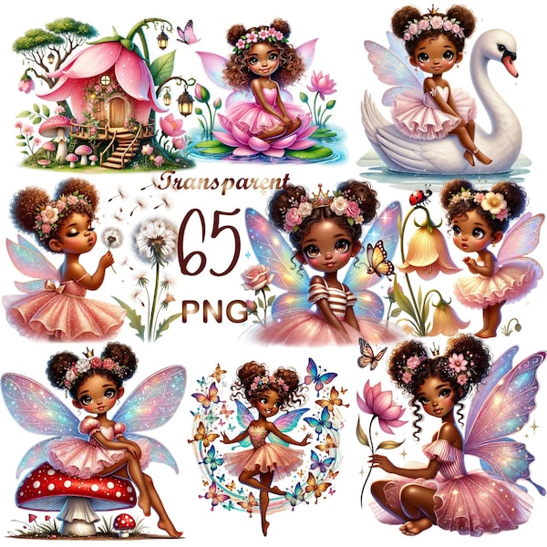 African Black Fairies - Etsy UK