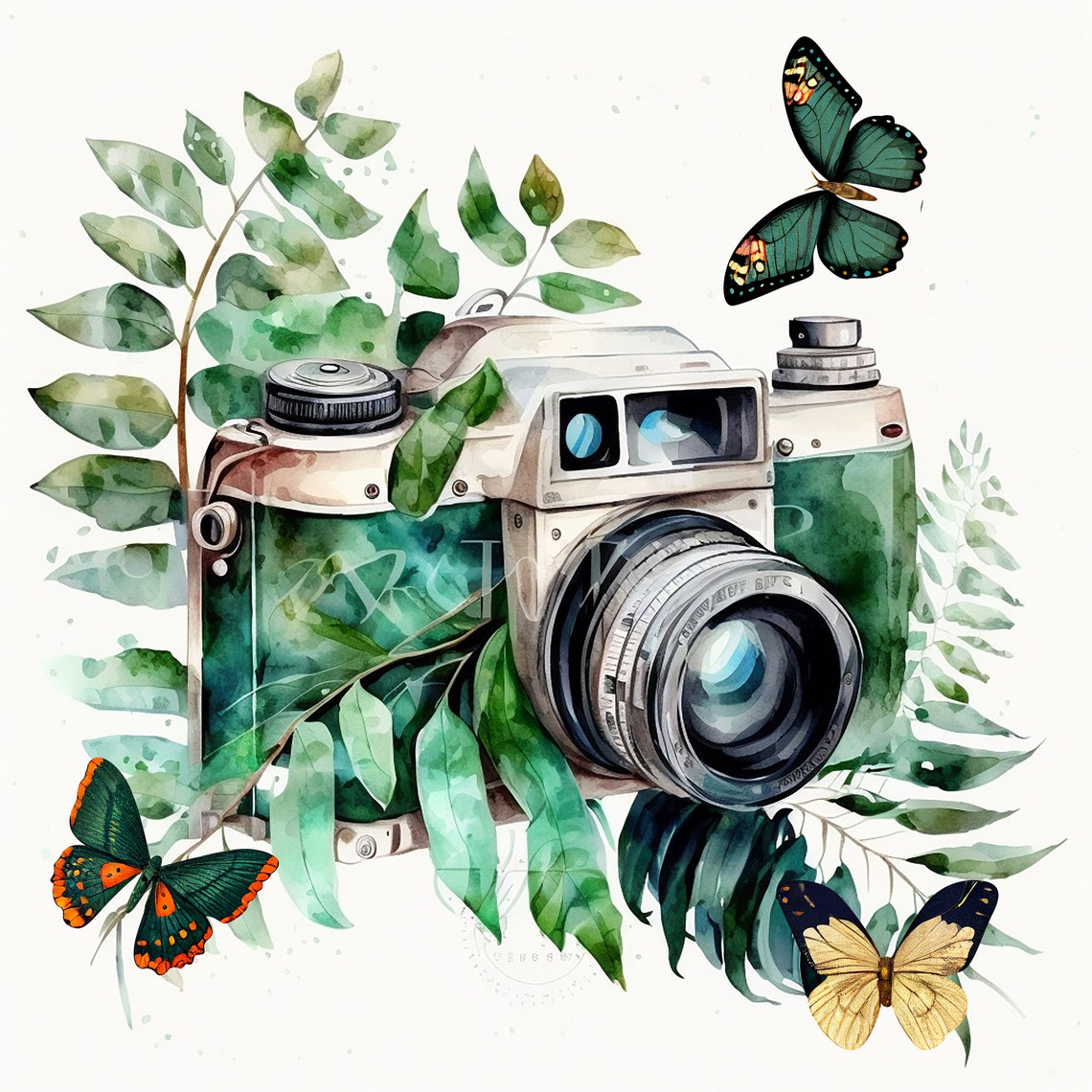 10 Watercolor Camera Clipart Camera Clipart Camera Clip Art - Etsy UK