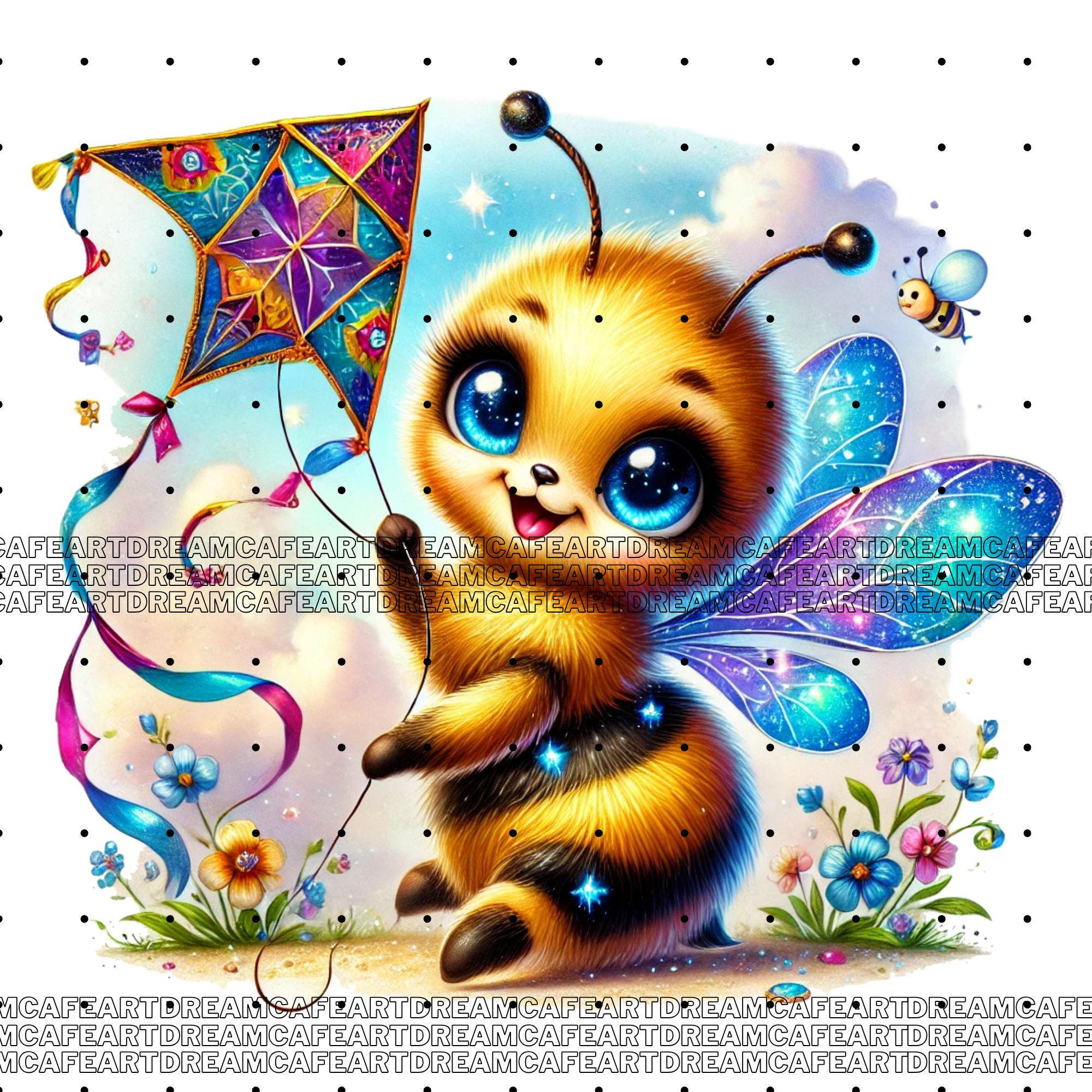26 PNG Cute Bees Clipart Bundle, Adorable Sweet Honey Bee Illustrations ...