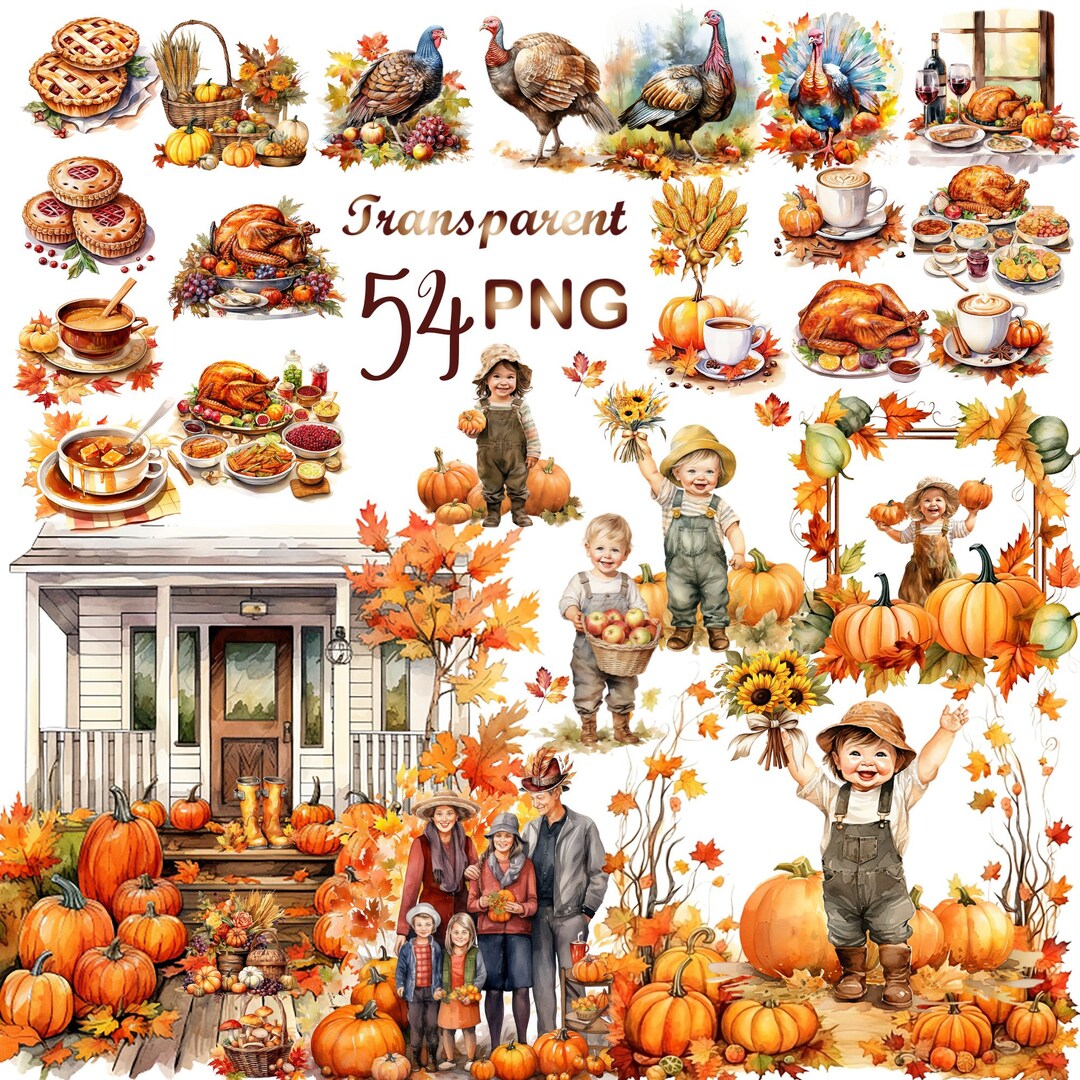 54 Thanksgiving Clipart Png, Hello Fall Clipart, Fall Vibes Png ...