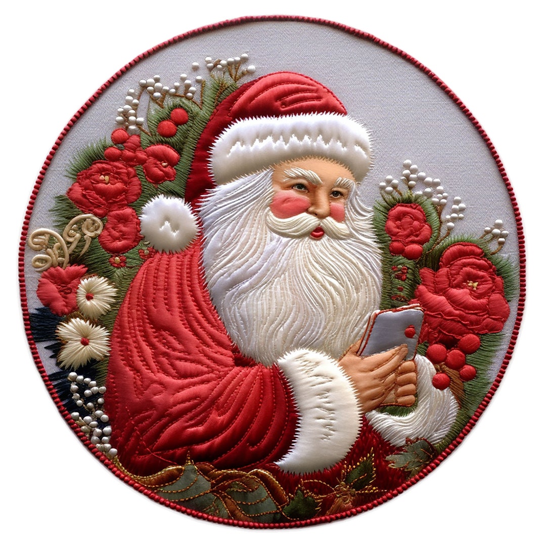 10 Santa Claus Clipart, Christmas Clipart, Winter Clipart, Holiday ...