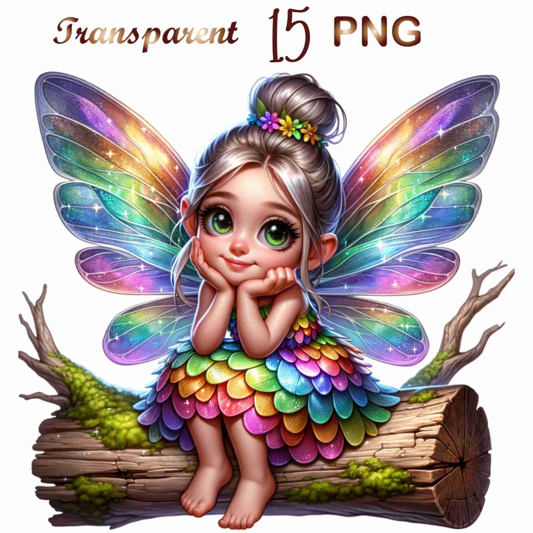 15 Rainbow Fairy,spring Fairy Clipart Bundle Png,spring Fairy Png,fairy ...