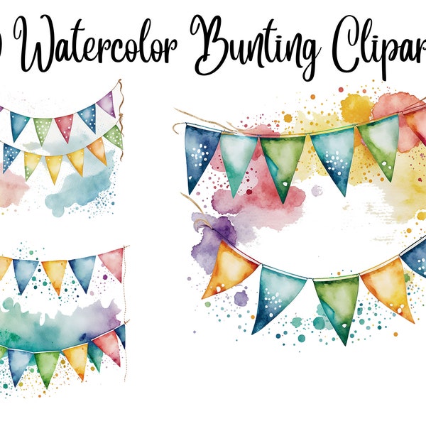 Bunting Clip Art - Etsy