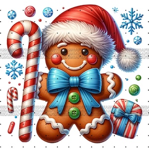 17 Gingerbread PNG, Christmas Clipart, Winter Clipart, Holiday Clipart ...