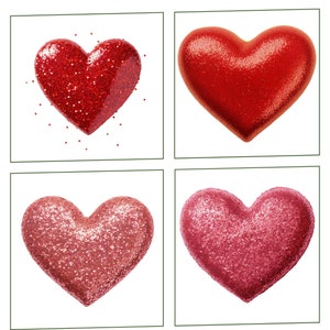 29 Valentine's Day PNG, Glitter Heart Valentines Day Clip Art, Love ...