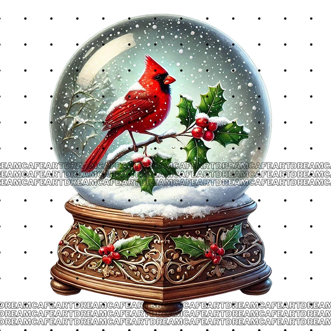 25 PNG, Christmas Snow Globes Clipart Bundle, Festive Globe ...