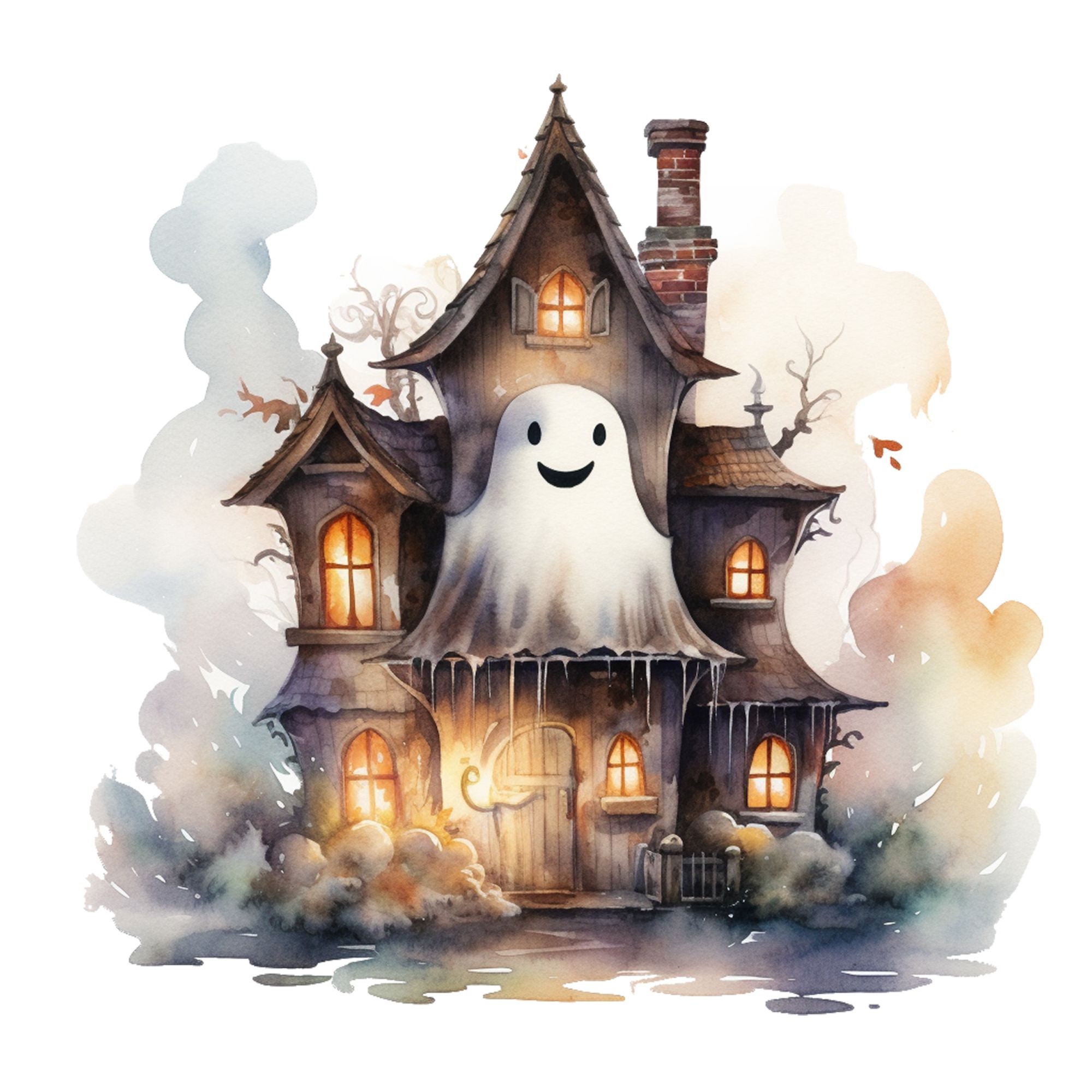 13 PNG, Halloween Clipart, Ghost Clipart PNG, Ghost PNG, Commercial Use ...