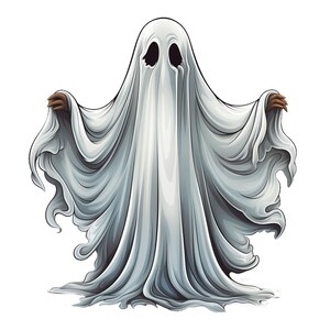 19 Halloween Clipart PNG, Ghost Clipart PNG, Ghost PNG, Commercial Use ...