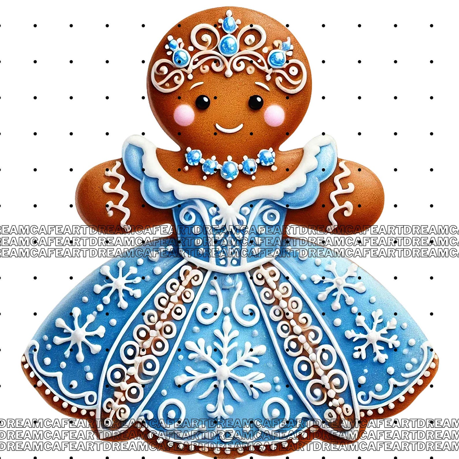 35 Pngs and Jpgs, Gingerbread Girl Christmas Clipart Bundle, Festive ...