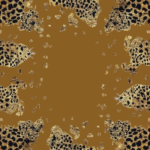 20 PNG, Black Gold Leopard Seamless Border,cheetah Pattern,gradient ...