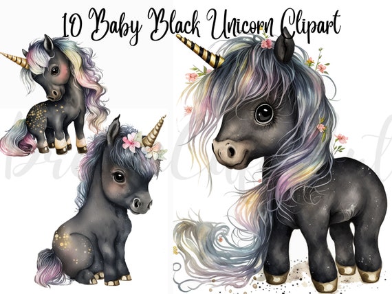 Dark Baby Unicorn