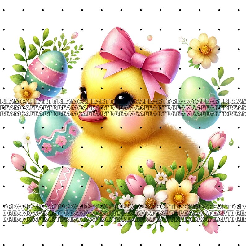 37 PNG Set 4 Easter Clipart Bundle, Spring Holiday Llustrations Designs ...
