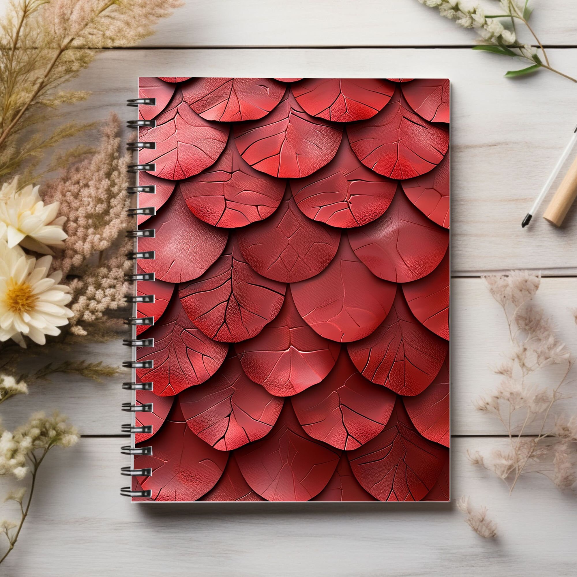 50 Realistic Dragon Scale Digital Paper, Seamless Dragonscale Pattern ...